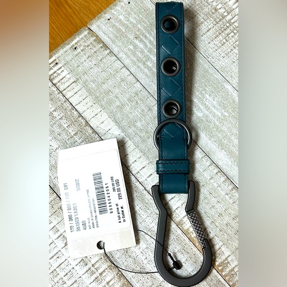 Bottega Veneta | Accessories | Bottega Veneta Key Ring Leather Men Blue | Poshmark
